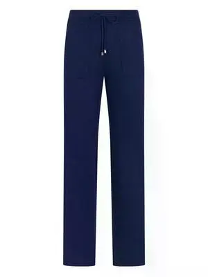 Malo Drawstring Trousers - Blue