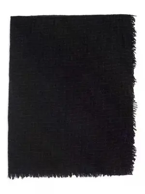 Faliero Sarti Frayed-edge Scarf - Black