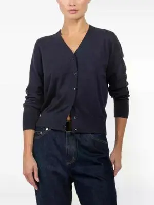 Tibi V-neck Button Cardigan