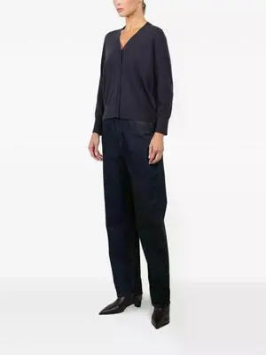 Tibi V-neck Button Cardigan