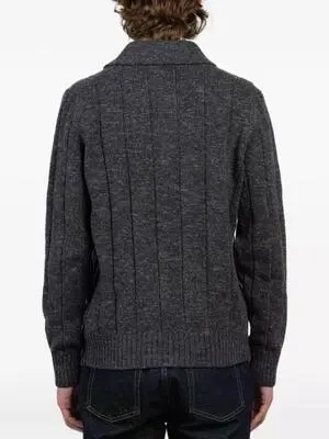 GRAN SASSO Zip-up Knit Cardigan