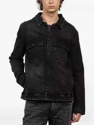 HANNES ROETHER Buttoned Chest-pocket Shirt Jacket