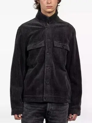 HANNES ROETHER Pocket Corduroy Shirt