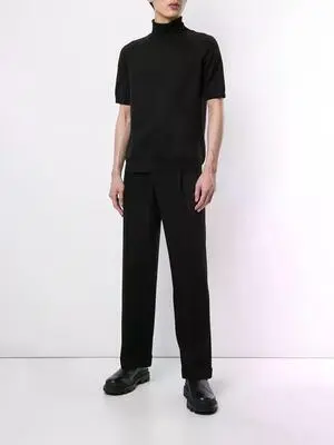 PORTS V Short Sleeved Roll-neck Top