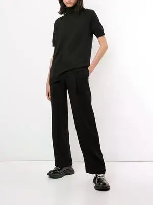 PORTS V Short Sleeved Roll-neck Top