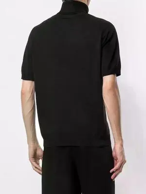 PORTS V Short Sleeved Roll-neck Top
