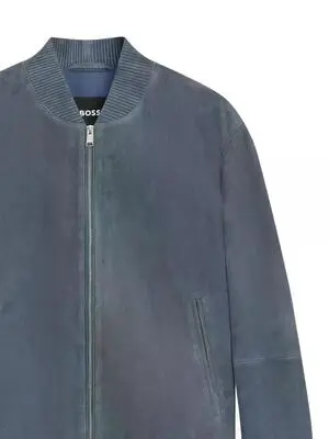 BOSS Muller Suede Jacket - Blue