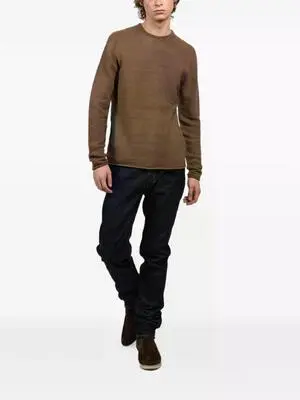 HANNES ROETHER Crew Neck Long Sleeve Sweater