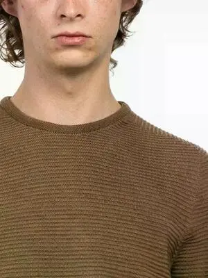 HANNES ROETHER Crew Neck Long Sleeve Sweater