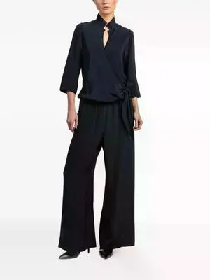 PETER COHEN Tie-detailed Wrap Jumpsuit