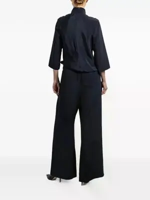 PETER COHEN Tie-detailed Wrap Jumpsuit