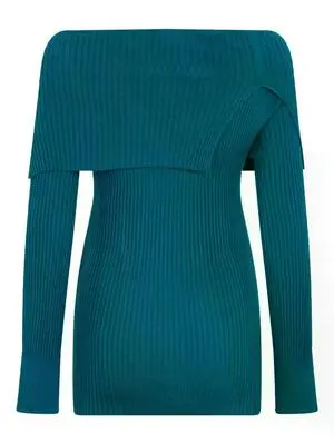 Malo Ribbed Off-the-shoulder Top