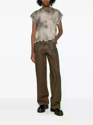 Avant Toi Distressed Knitted Vest