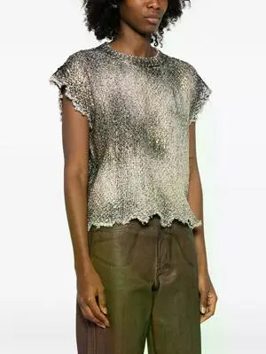 Avant Toi Distressed Knitted Vest