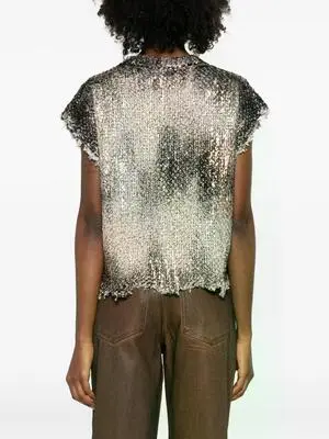 Avant Toi Distressed Knitted Vest