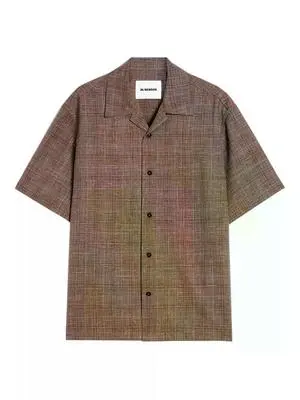 JIL SANDER Check-patterned Short-sleeve Shirt