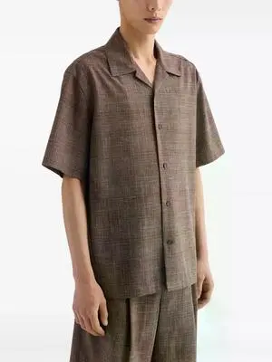 JIL SANDER Check-patterned Short-sleeve Shirt