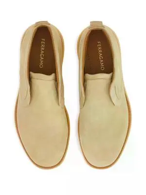 FERRAGAMO Suede Desert Boots - Neutrals