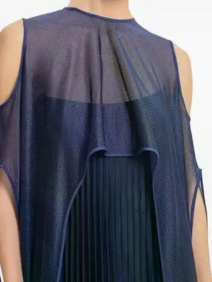 GEMY MAALOUF Cape-insert Gown