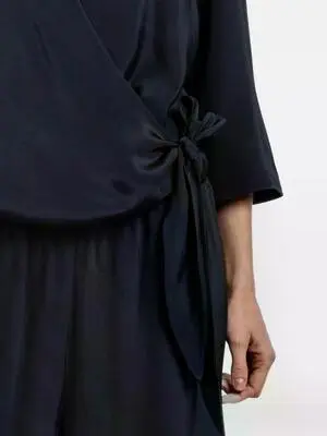 PETER COHEN Tie-detail Wrap Jumpsuit