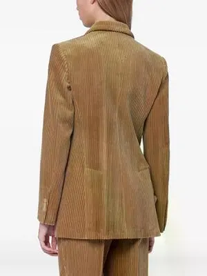 P.a.r.o.s.h Double-breasted Corduroy Blazer