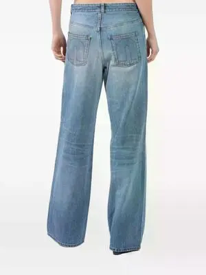 TEURN STUDIOS Wide Leg Boyfriend Jeans