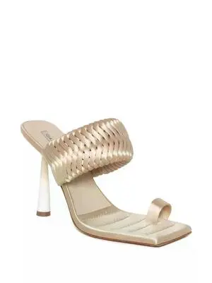 GIABORGHINI Rosie Woven Heeled Sandals