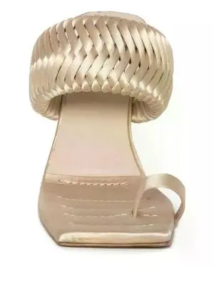 GIABORGHINI Rosie Woven Heeled Sandals