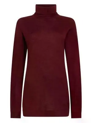 Malo Burgundy Turtleneck Sweater