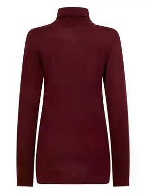 Malo Burgundy Turtleneck Sweater