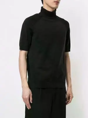 PORTS V Short-sleeved Roll-neck Top