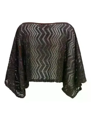 Missoni Zigzag-pattern Blouse - Brown