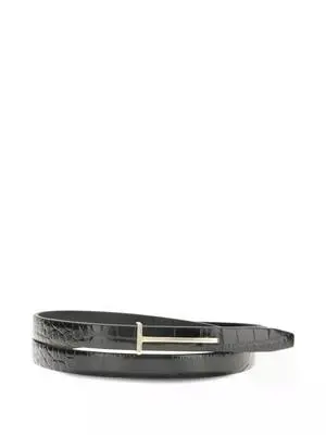Tom Ford Silver Tone Belts For Women