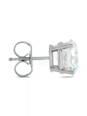 LB EXCLUSIVE Diamond Stud Earrings - Silver