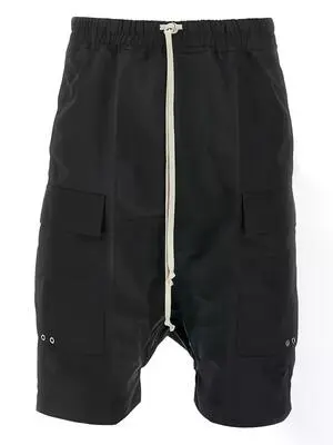 Rick Owens Drawstring Cargo-pocket Shorts