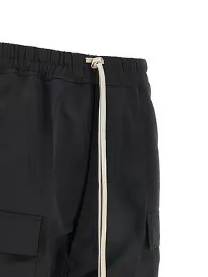 Rick Owens Drawstring Cargo-pocket Shorts