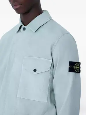 Stone Island Patch Zip Shirt