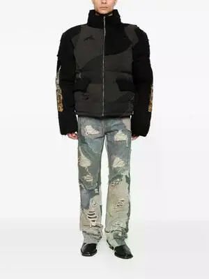 WHO DECIDES WAR BY EV BRAVADO Patchwork Pocket Jacket