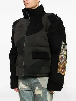 WHO DECIDES WAR BY EV BRAVADO Patchwork Pocket Jacket