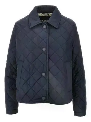 Max Mara Quilted Polo-collar Jacket