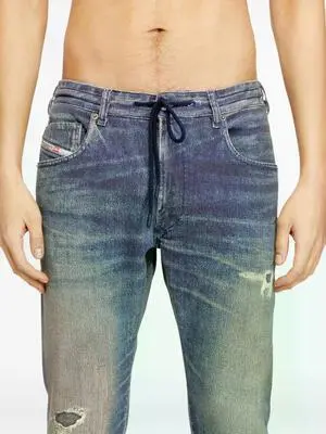 DIESEL® Distressed Drawstring Jeans
