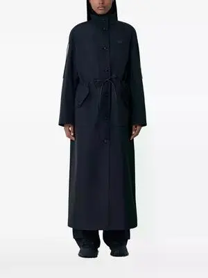 MONCLER X EE72 BY EDWARD ENNINFUL Logo-patch Buttoned Raincoat