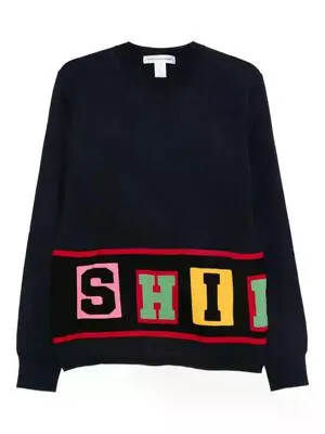 Comme Des Garçons Crew-neck Sweater - Blue