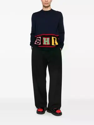 Comme Des Garçons Crew-neck Sweater - Blue