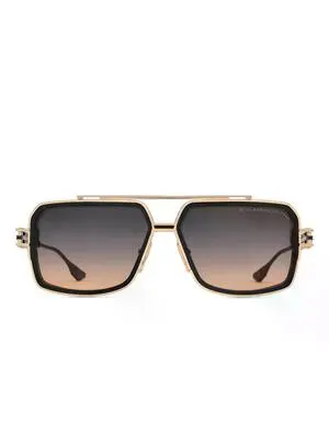 Dita Square-frame Sunglasses - Gold