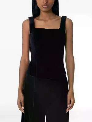 Max Mara Velvet Sleeveless Top