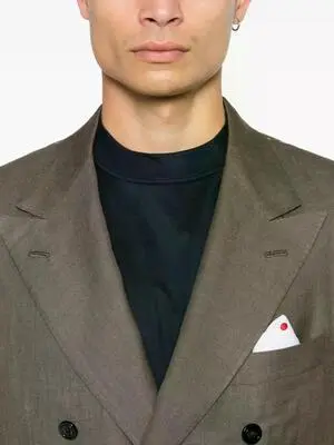 Kiton Double-breasted Pocket Blazer