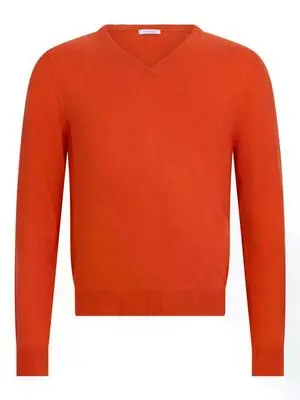 Malo V-neck Sweater - Orange