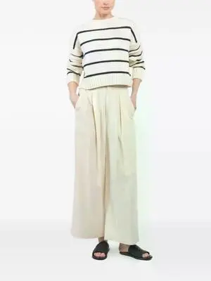 Jenni Kayne Striped Crew-neck Sweater