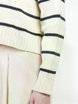 Jenni Kayne Striped Crew-neck Sweater